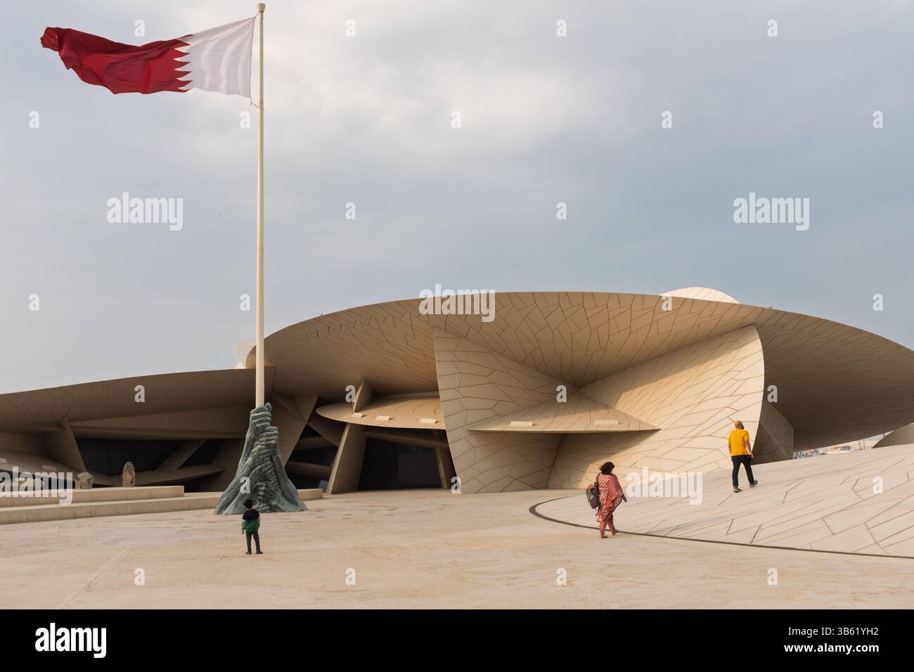 The National Museum of Qatar (NMoQ) in Doha, Qatar, is inspired by the ...