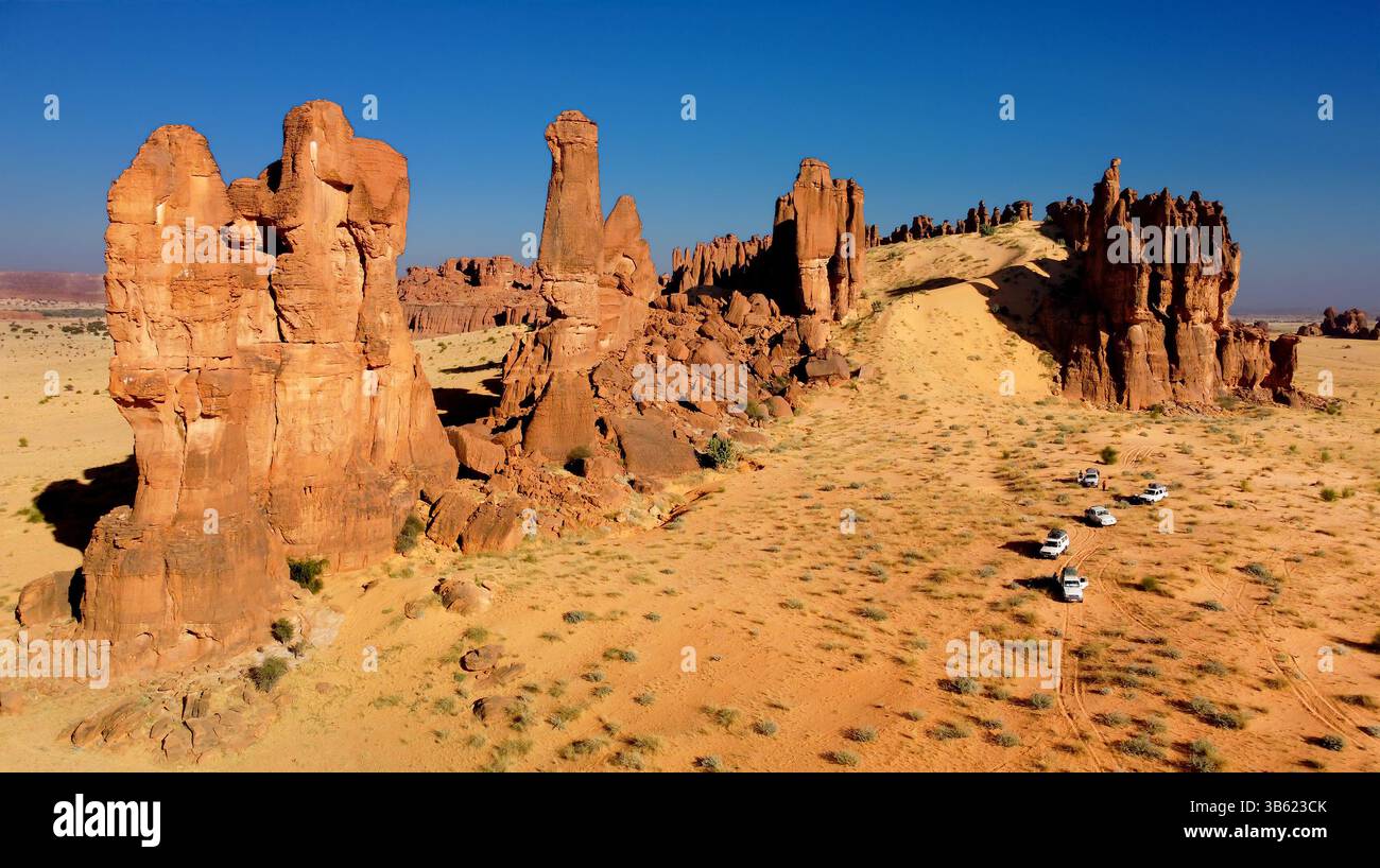 Ennedi Plateau is located in Northeast of Chad Stock Photo - Alamy