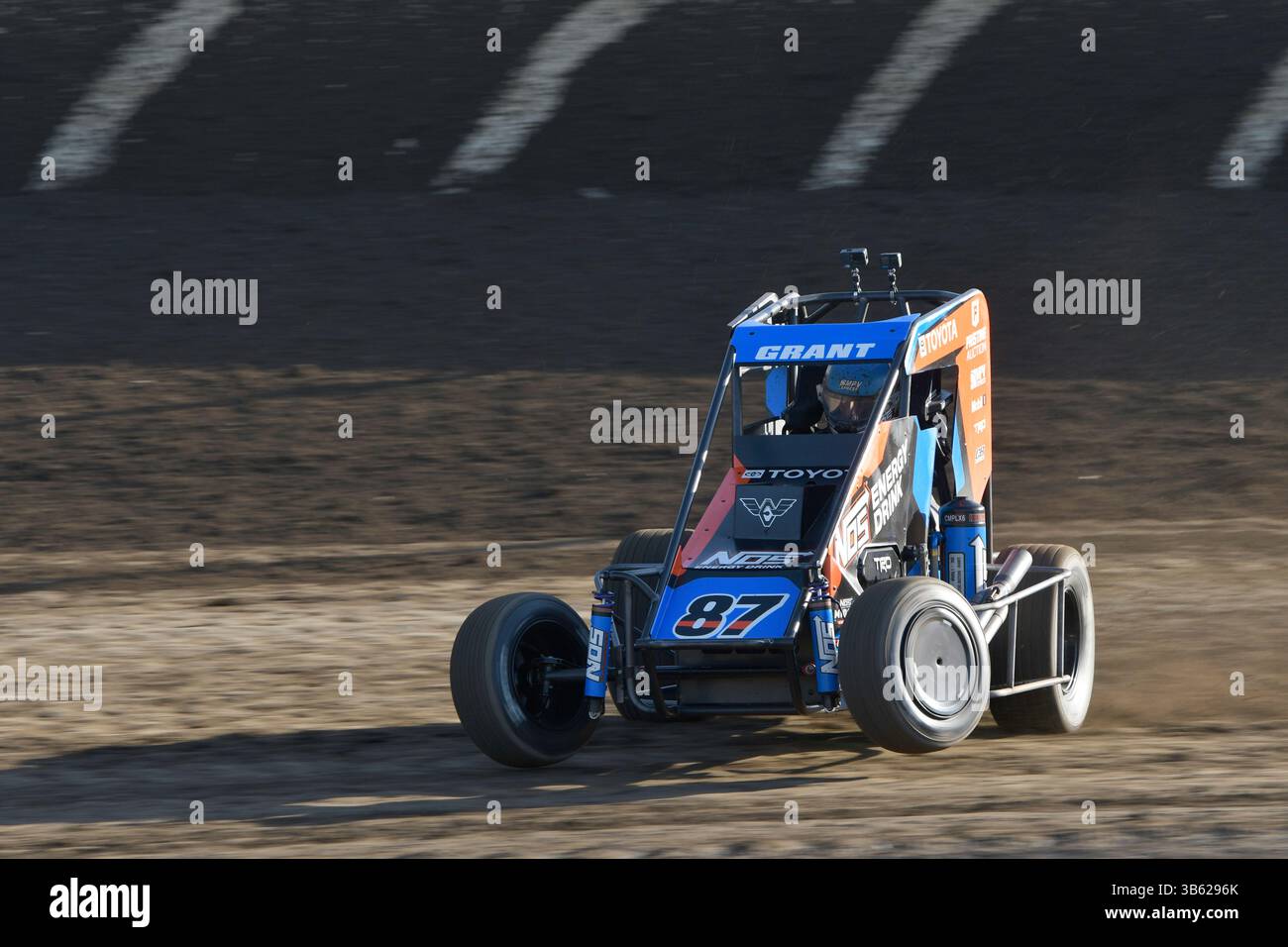KOKOMO, IN - APRIL 27: Justin Grant (87) Chad Boat Industries (CBI) TRD ...
