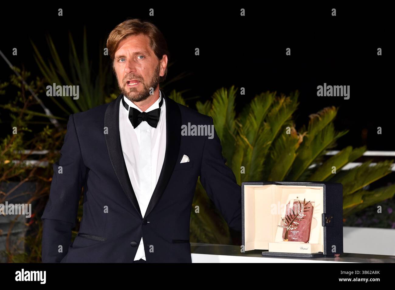 May 28, 2022, Venice, Italy: Ruben Ostlund poses at the winner's ...