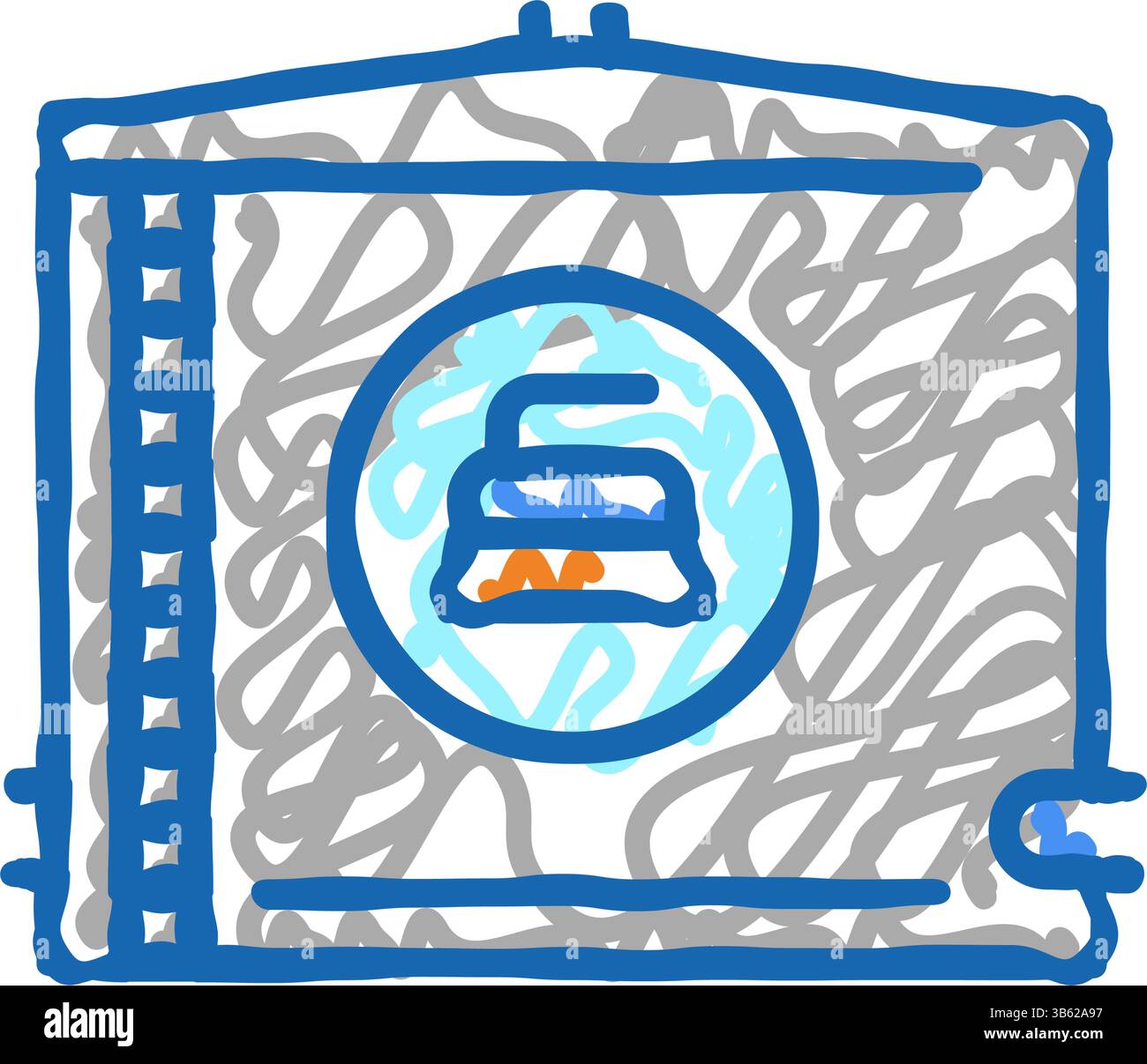 water tank cleaning icon doodle illustration Stock Vector Image & Art ...