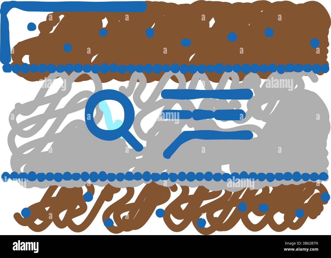 engineering survey pipeline construction icon doodle illustration Stock ...