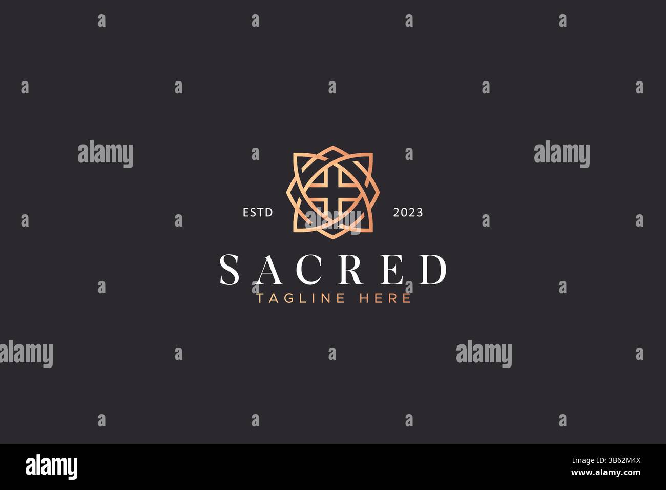 Sacred geometry mystical symbol Stock Vector Images - Alamy