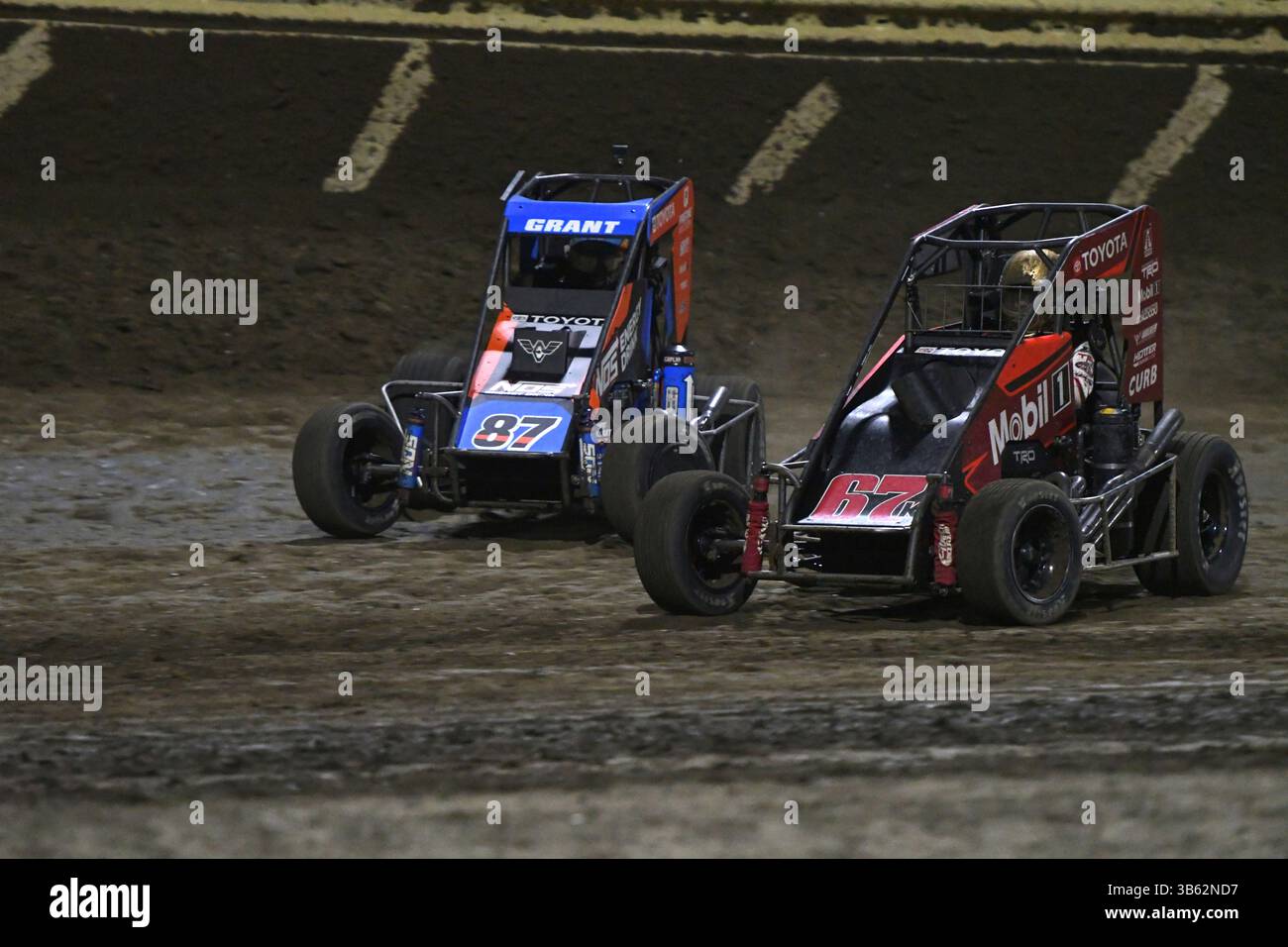 KOKOMO, IN - APRIL 27: Justin Grant (87) Chad Boat Industries (CBI) TRD ...