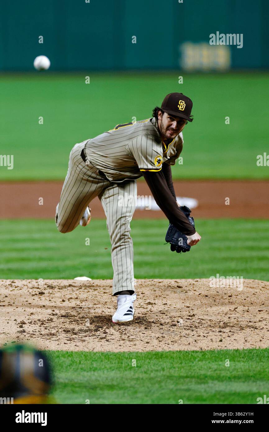 PITTSBURGH, PA - MAY 02: San Diego Padres pitcher Dylan Cease (84 ...