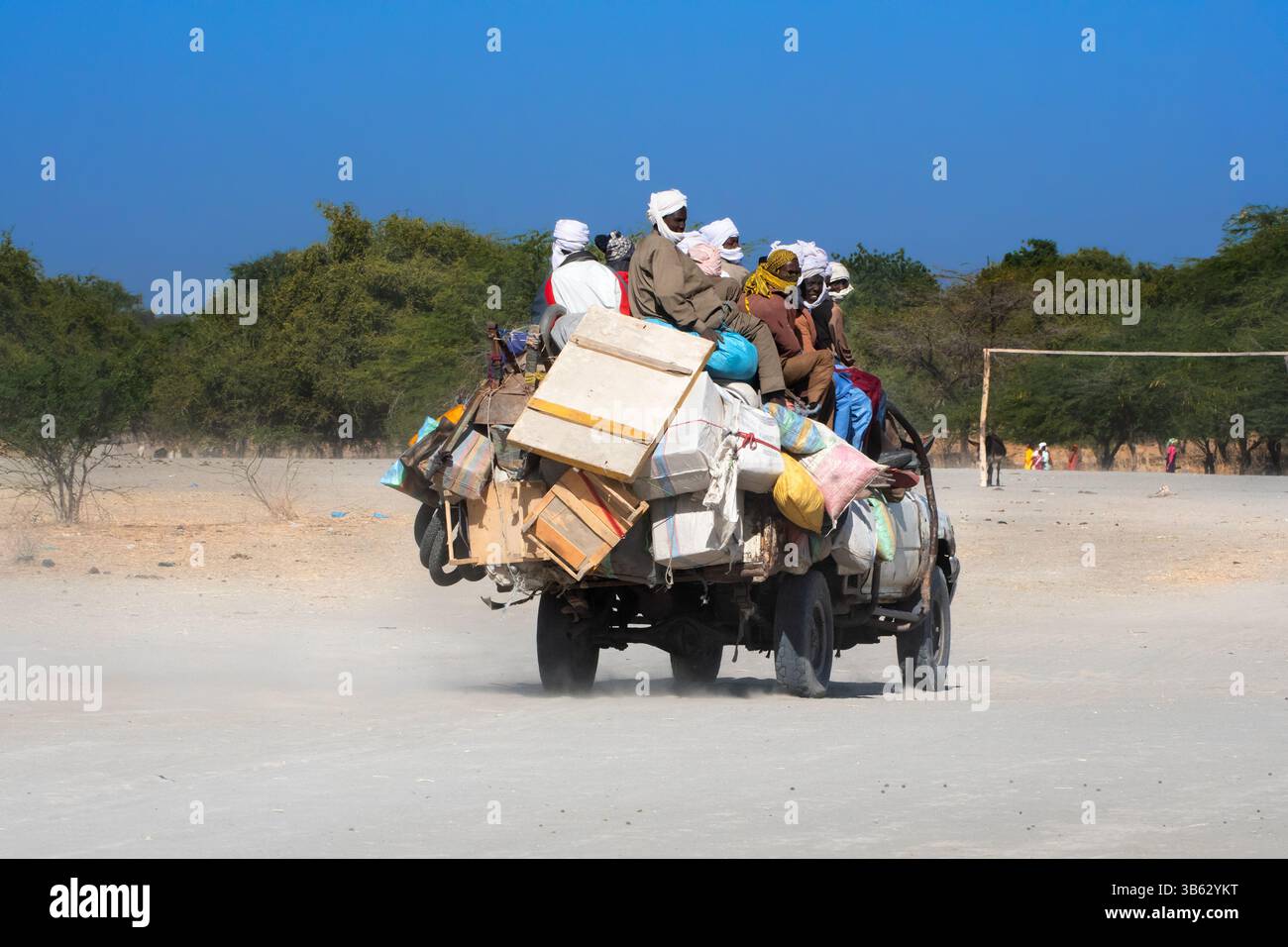 Public transport, west of N'Djamena, Chad Stock Photo - Alamy