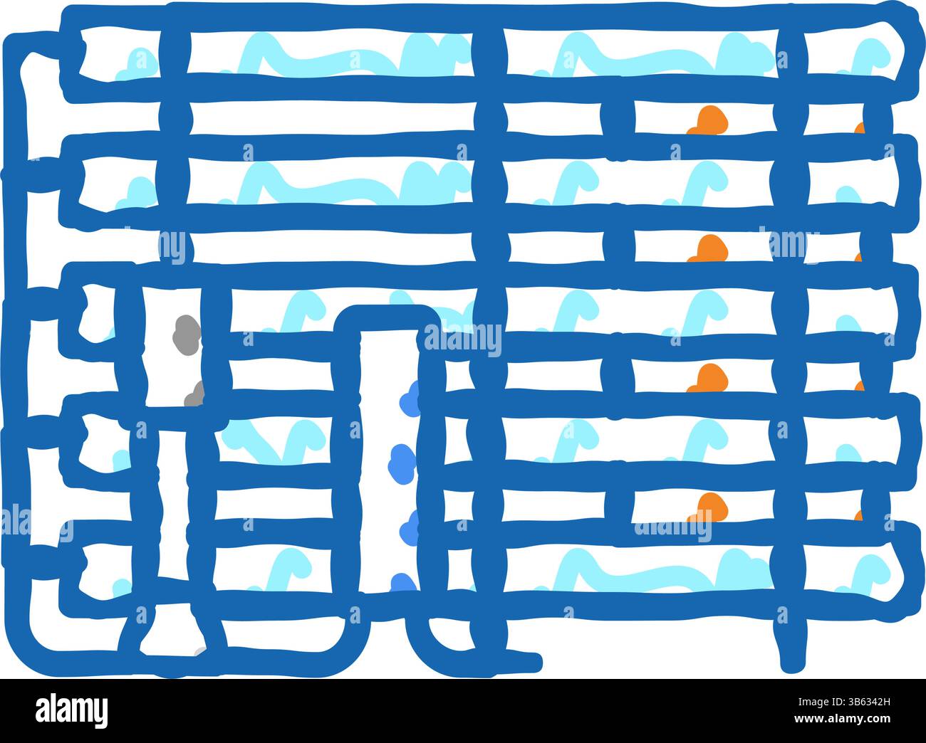 industrial water filter icon doodle illustration Stock Vector Image ...