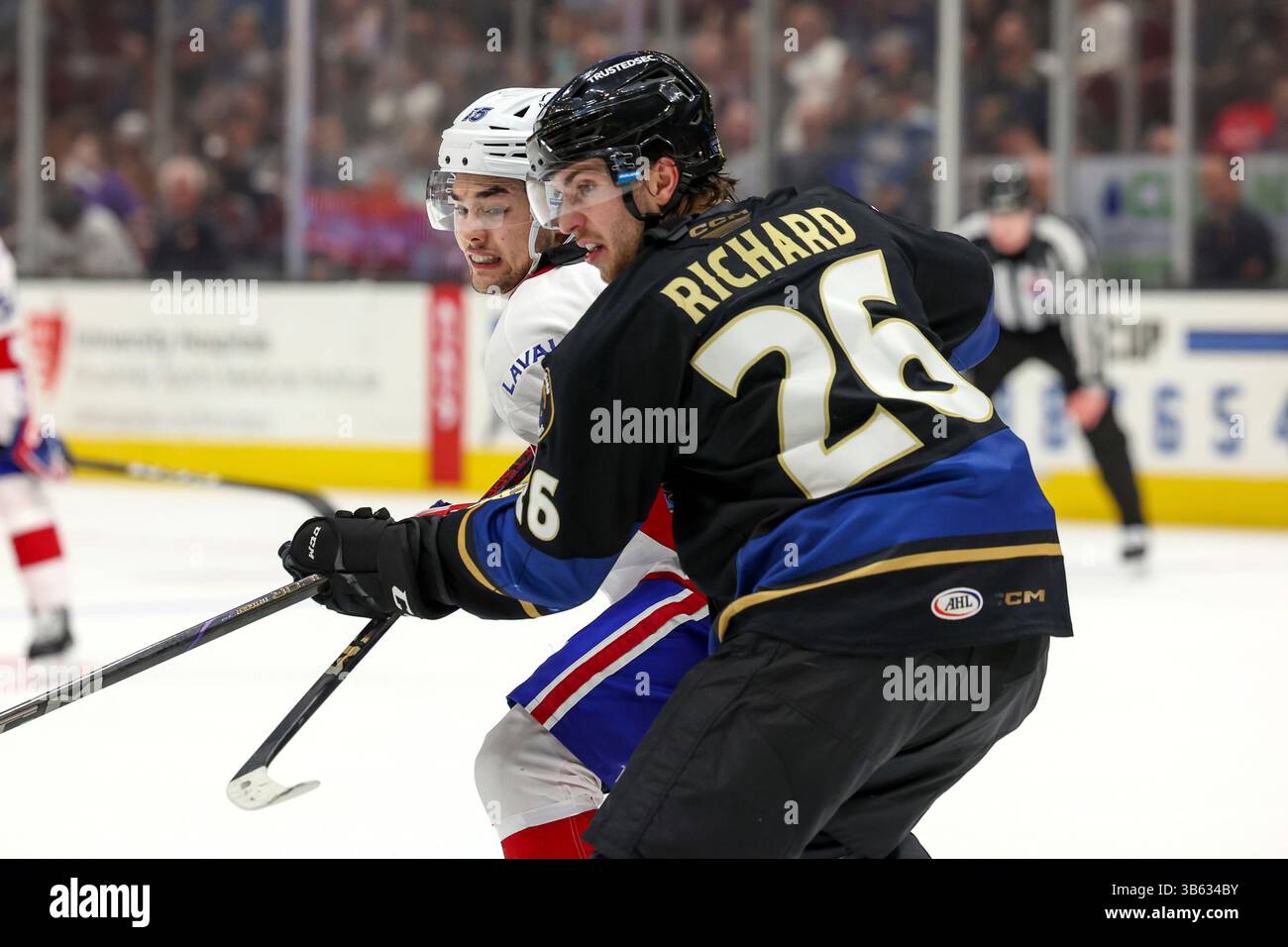 CLEVELAND, OH - MAY 02: Cleveland Monsters defenseman Guillaume Richard ...