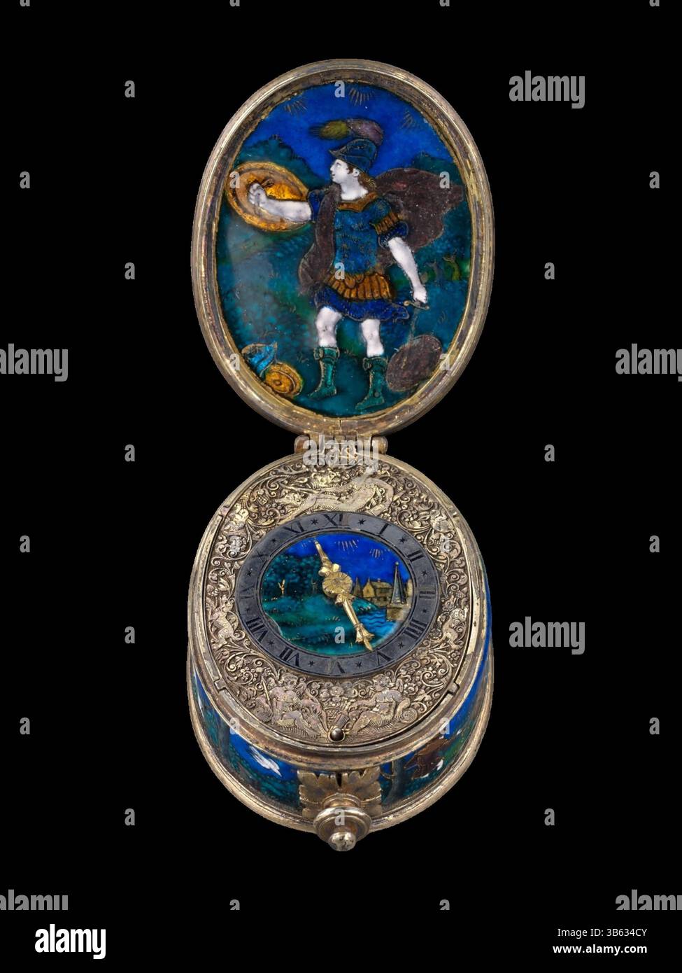 17th Century Enamel Watch by Suzanne de Court - Historical Timepiece ...