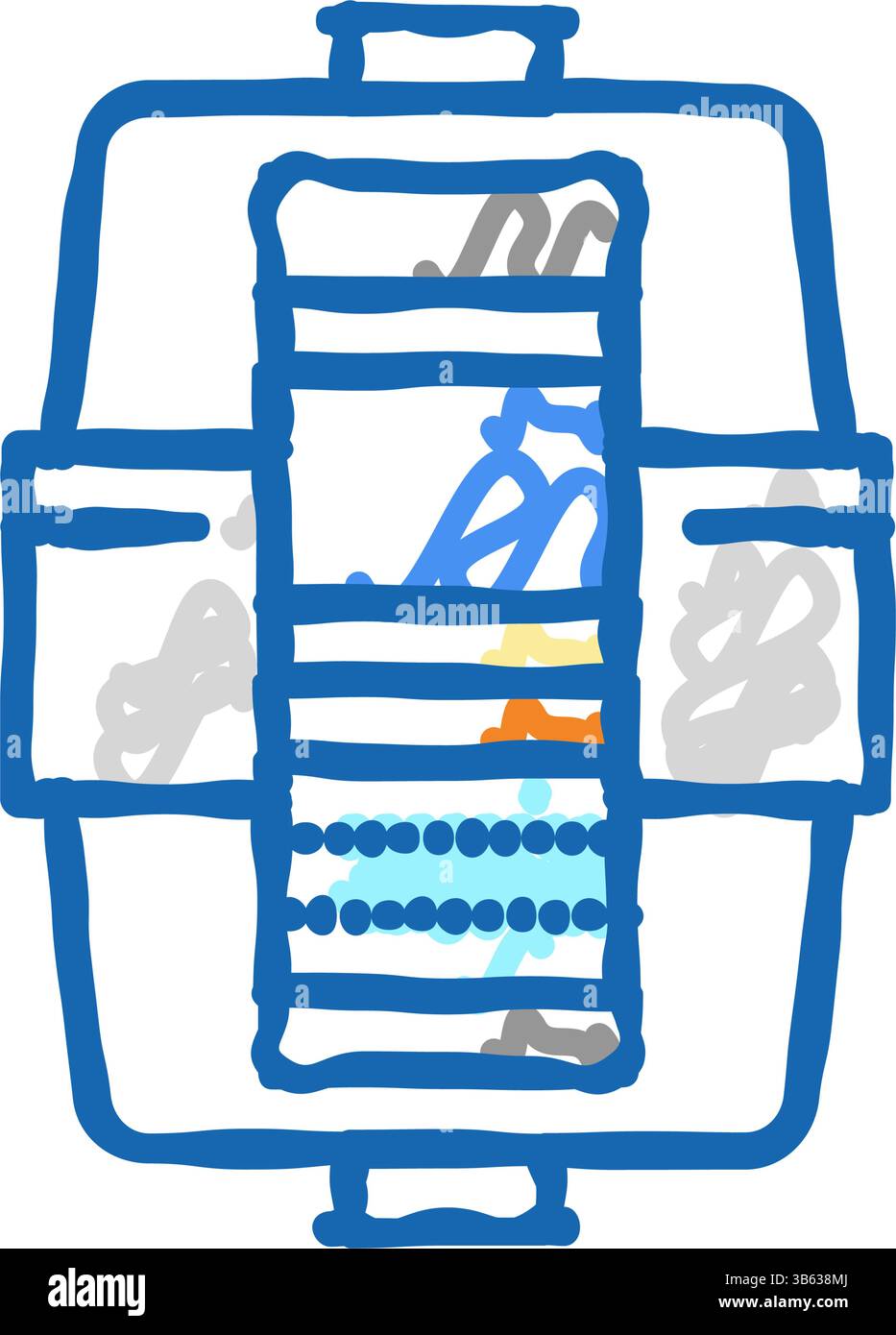 layers in water filter icon doodle illustration Stock Vector Image ...