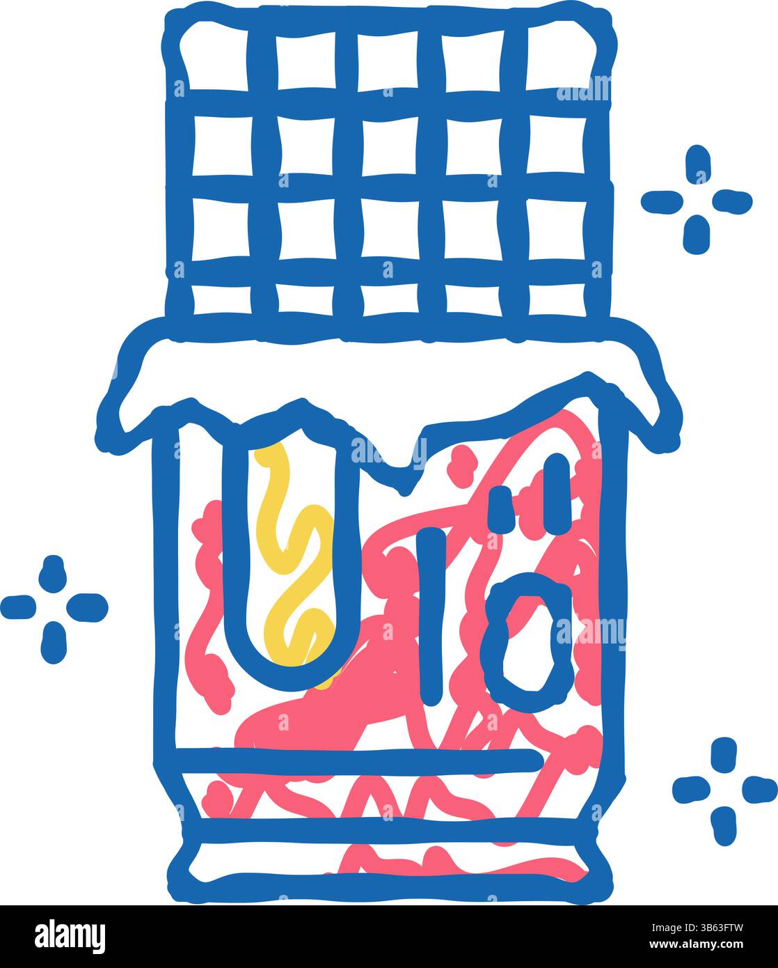 chocolate packaging icon doodle illustration Stock Vector Image & Art ...