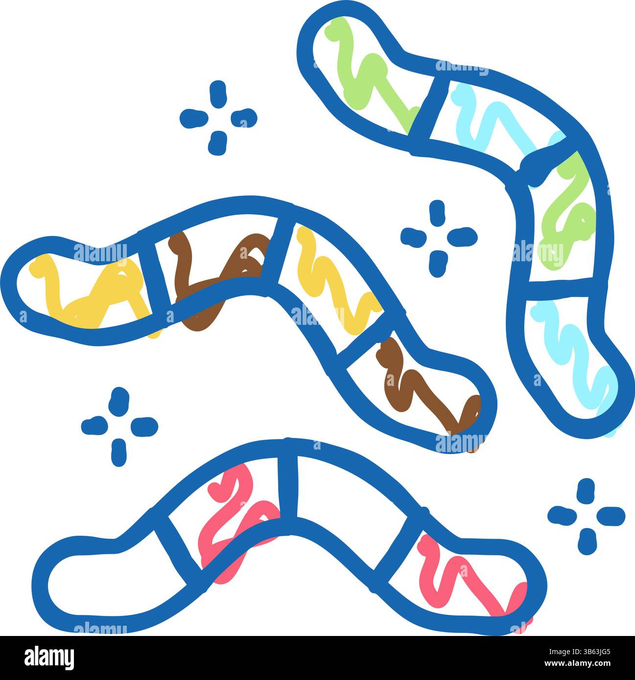 worms candy icon doodle illustration Stock Vector Image & Art - Alamy