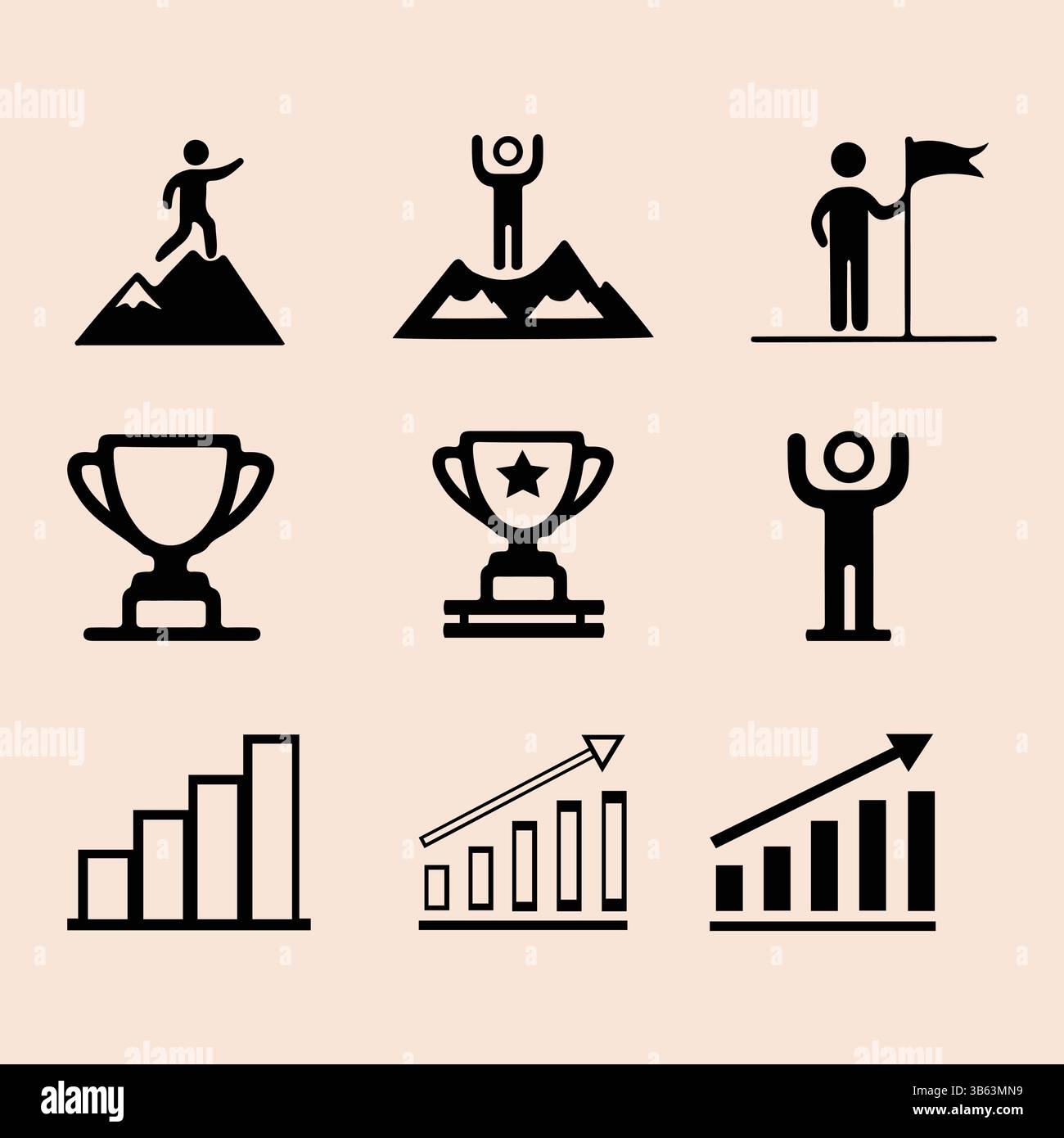 Moment of success Stock Vector Images - Alamy