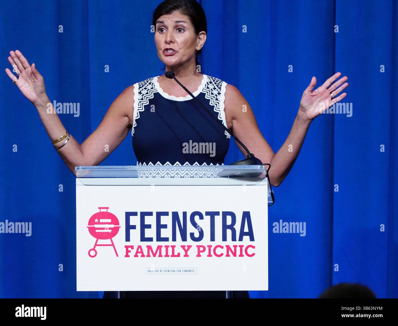 June 30, 2022, SIOUX CENTER, IOWA, USA: Former South Carolina Governor ...