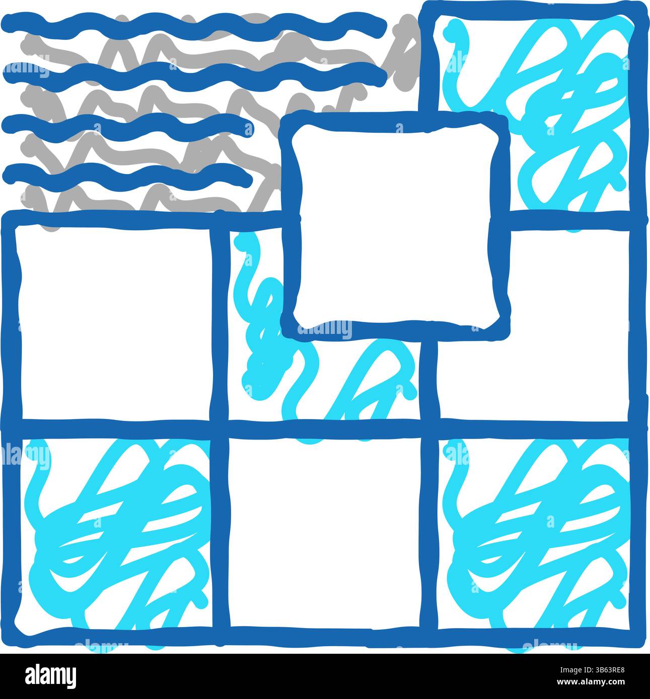 ceramic tile icon doodle illustration Stock Vector Image & Art - Alamy