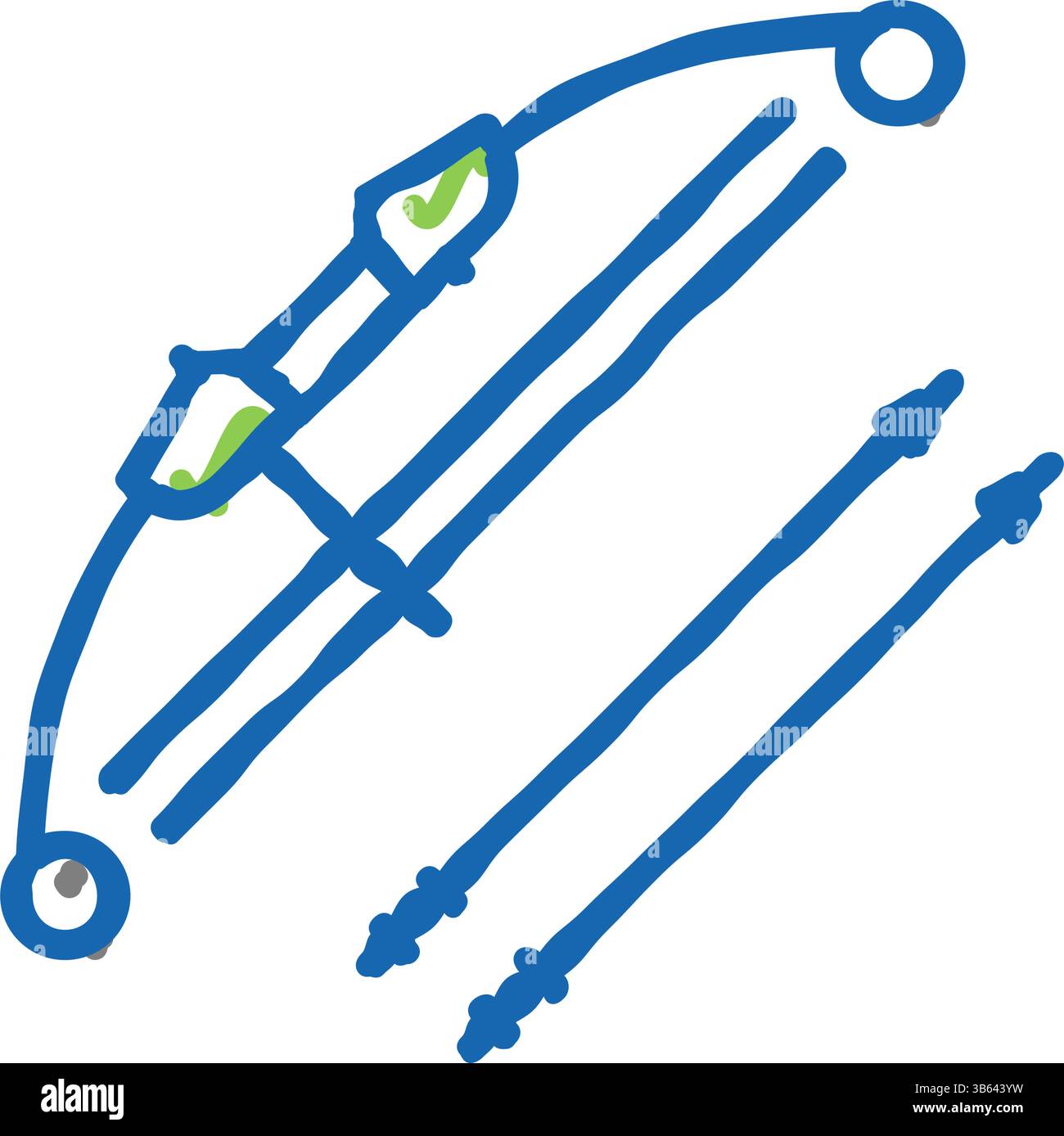 Arrows crossbow Stock Vector Images - Alamy