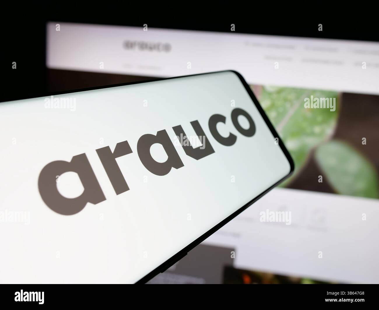 In this photo illustration, a smartphone with the logo of company ...