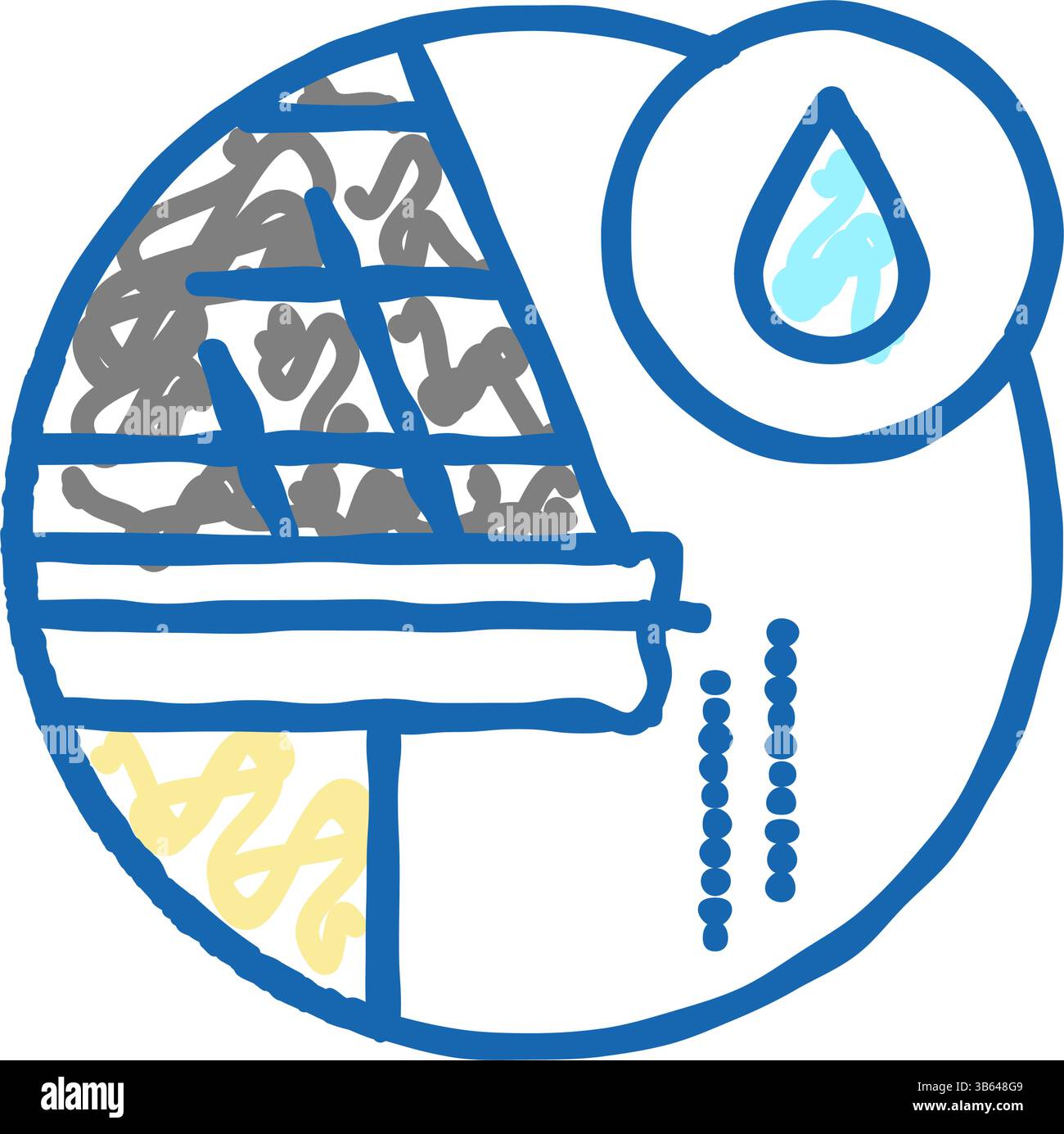 drip edge icon doodle illustration Stock Vector Image & Art - Alamy