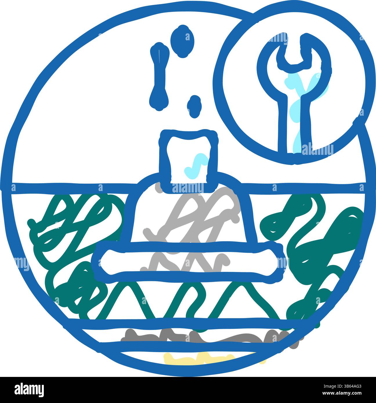 roof ventilation icon doodle illustration Stock Vector Image & Art - Alamy