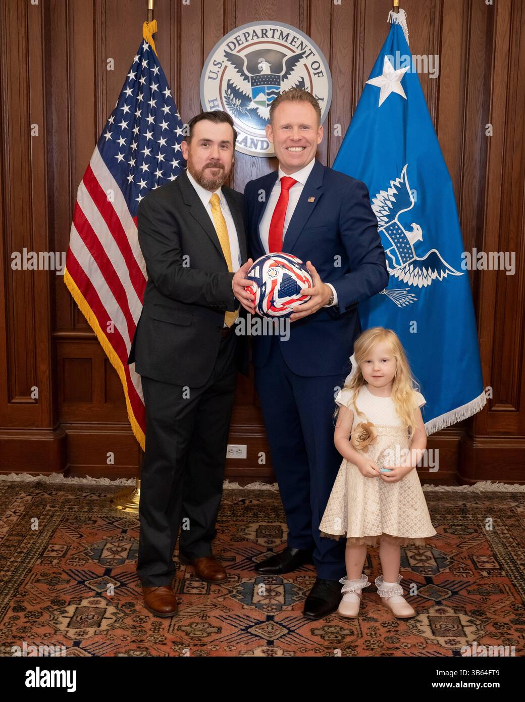 Department of Homeland Security (DHS) Secretary Kristi Noem swears in ...