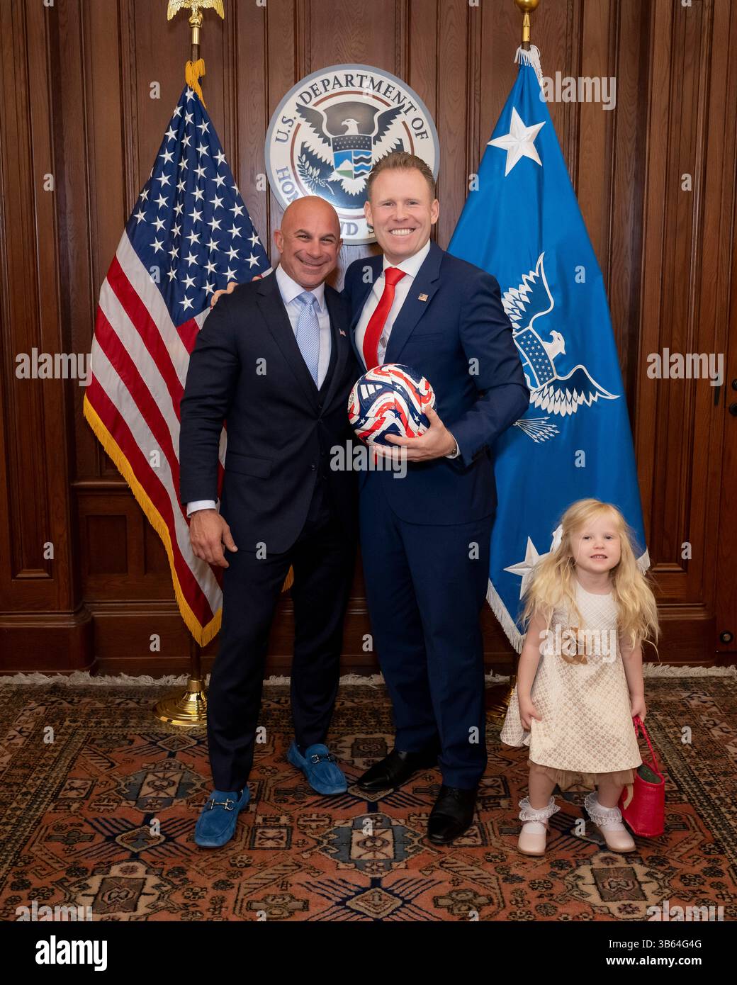 Department of Homeland Security (DHS) Secretary Kristi Noem swears in ...