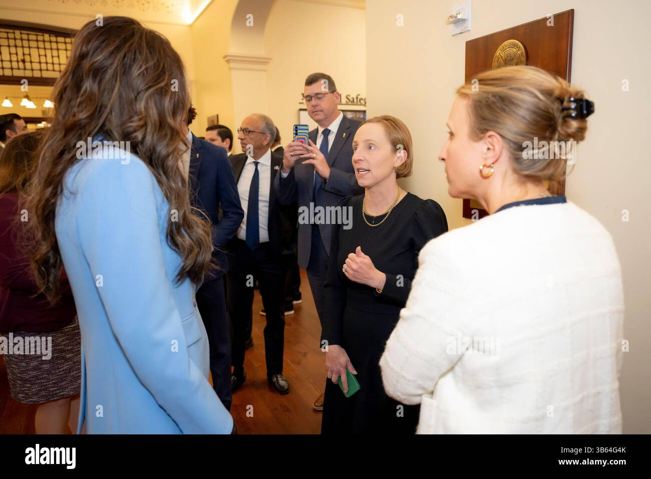 Department of Homeland Security (DHS) Secretary Kristi Noem swears in ...