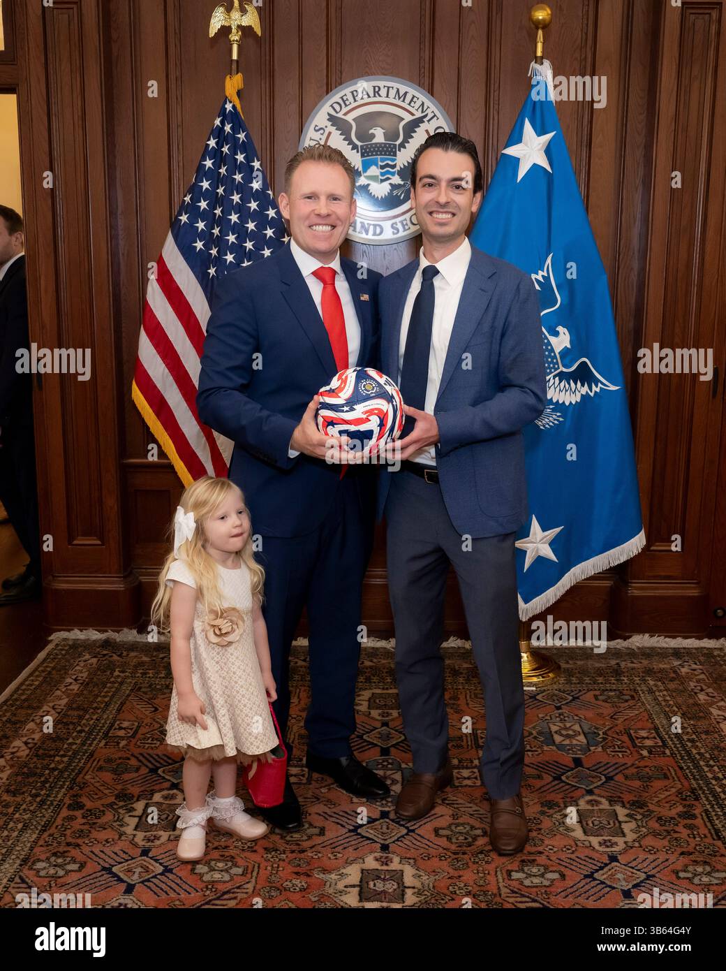 Department of Homeland Security (DHS) Secretary Kristi Noem swears in ...