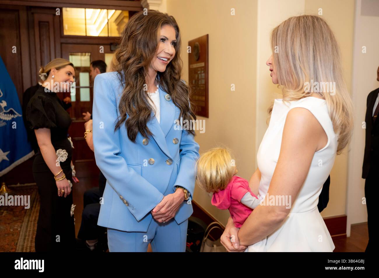 Department of Homeland Security (DHS) Secretary Kristi Noem swears in ...