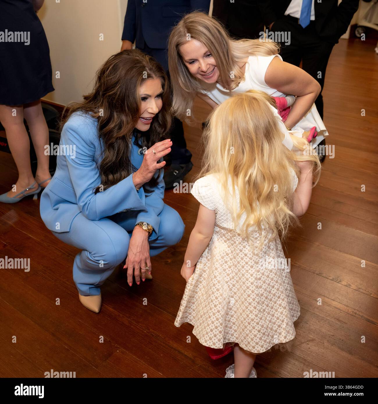 Department of Homeland Security (DHS) Secretary Kristi Noem swears in ...