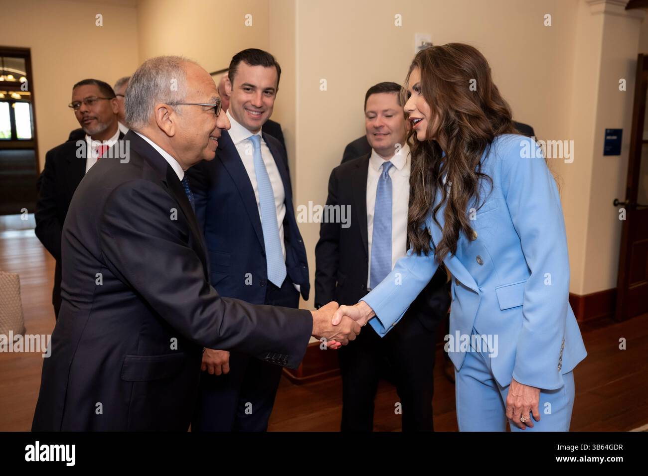 Department of Homeland Security (DHS) Secretary Kristi Noem swears in ...