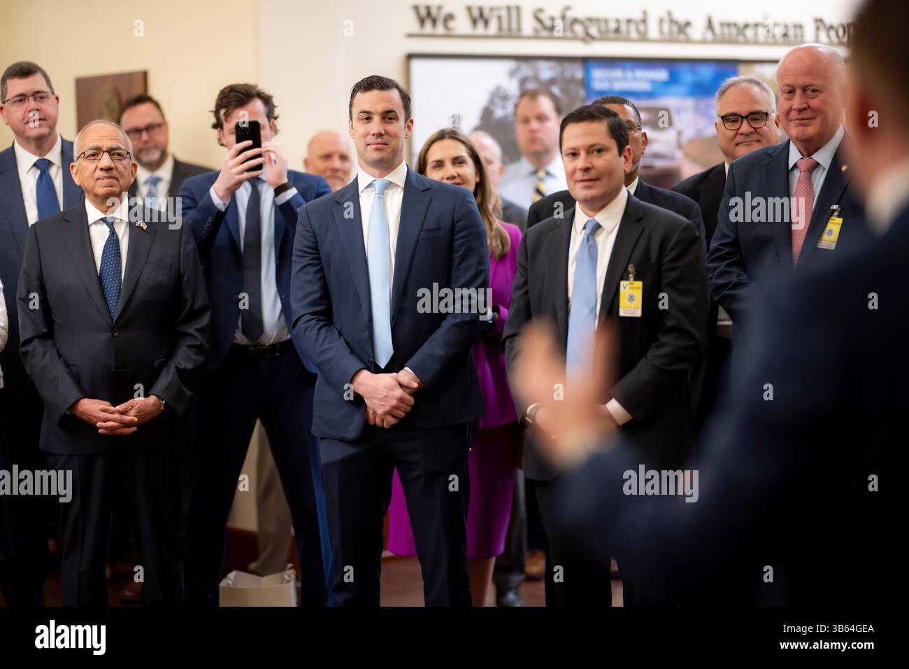 Department of Homeland Security (DHS) Secretary Kristi Noem swears in ...