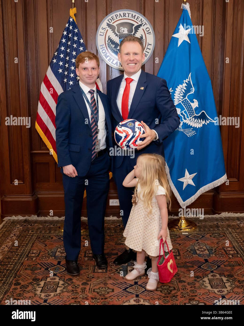 Department of Homeland Security (DHS) Secretary Kristi Noem swears in ...