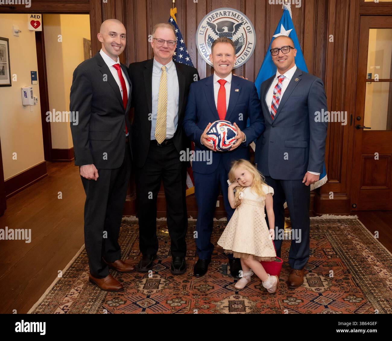 Department of Homeland Security (DHS) Secretary Kristi Noem swears in ...