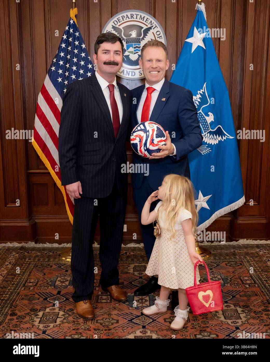 Department of Homeland Security (DHS) Secretary Kristi Noem swears in ...