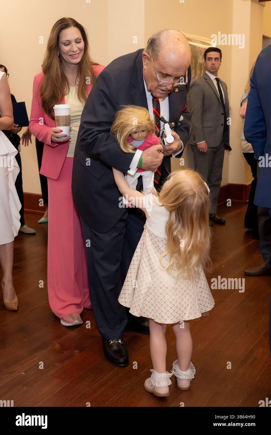 Department of Homeland Security (DHS) Secretary Kristi Noem swears in ...