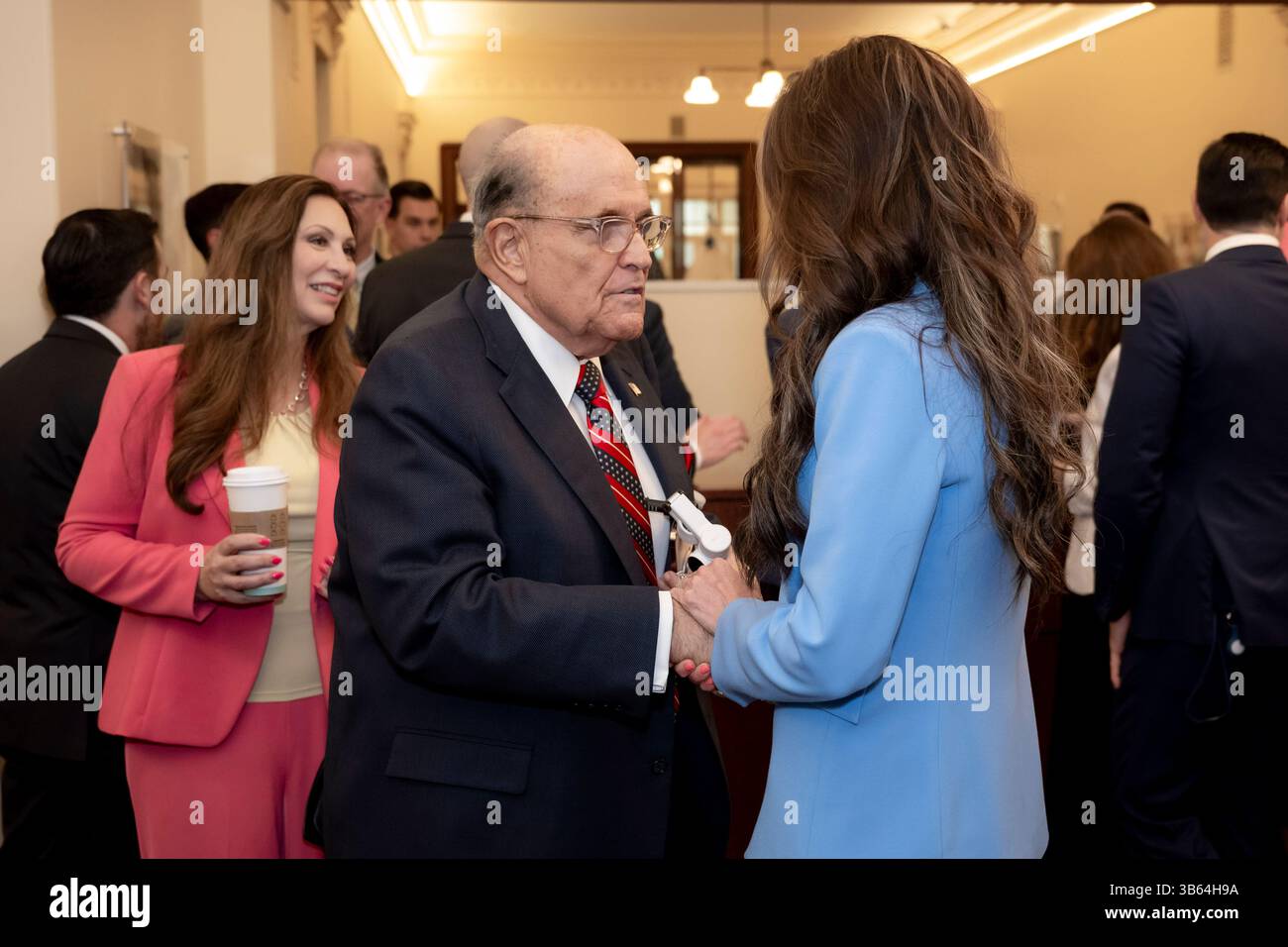 Department of Homeland Security (DHS) Secretary Kristi Noem swears in ...