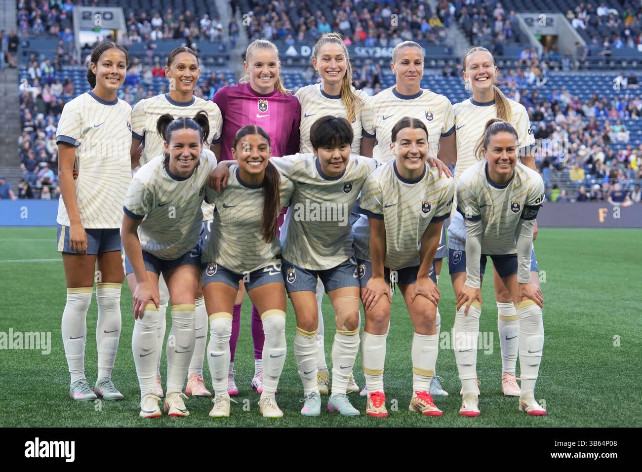 Seattle, United States. 02nd May, 2025. Seattle Reign FC take the ...