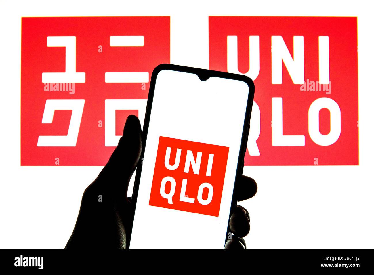 Uniqlo logos Cut Out Stock Images & Pictures - Alamy