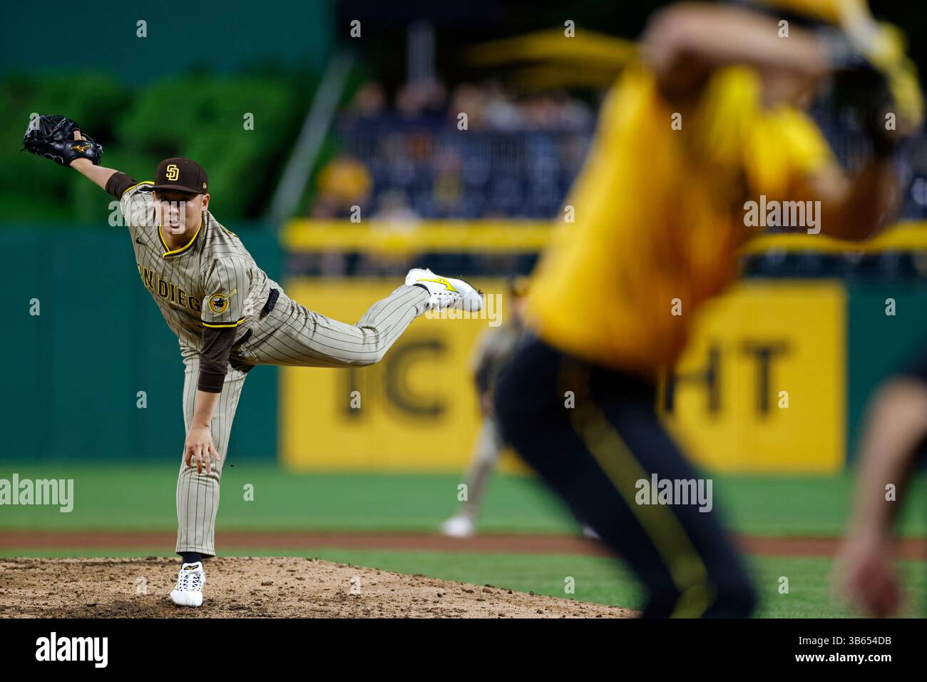 PITTSBURGH, PA - MAY 02: San Diego Padres pitcher Yuki Matsui (1 ...
