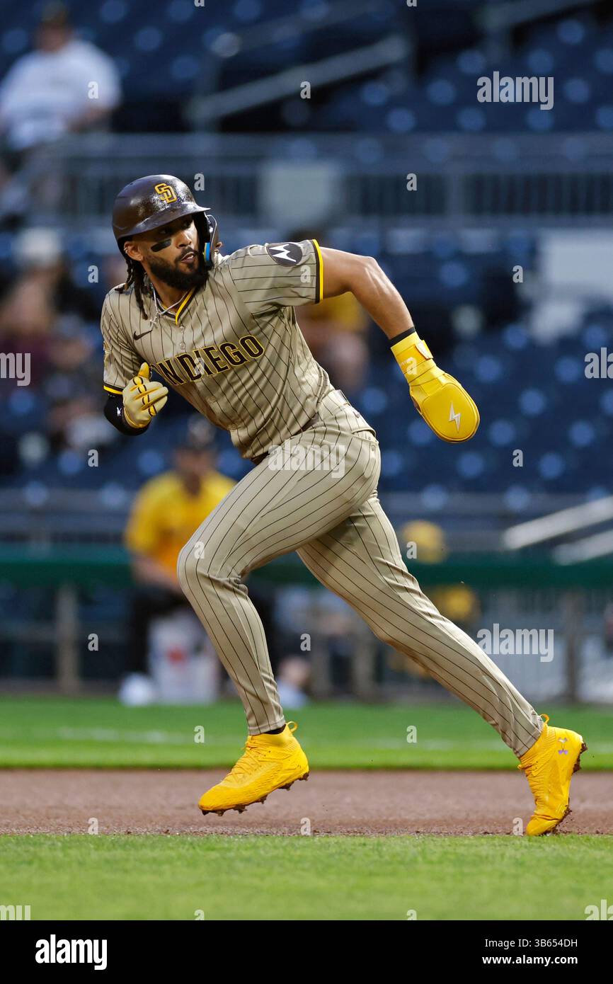 PITTSBURGH, PA - MAY 02: San Diego Padres outfielder Fernando Tatis Jr ...