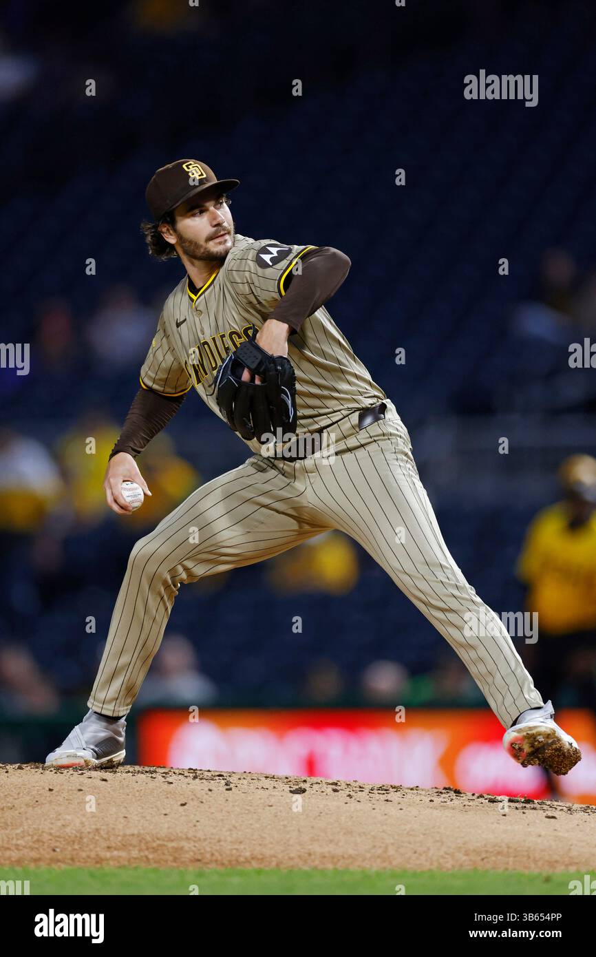 PITTSBURGH, PA - MAY 02: San Diego Padres pitcher Dylan Cease (84 ...