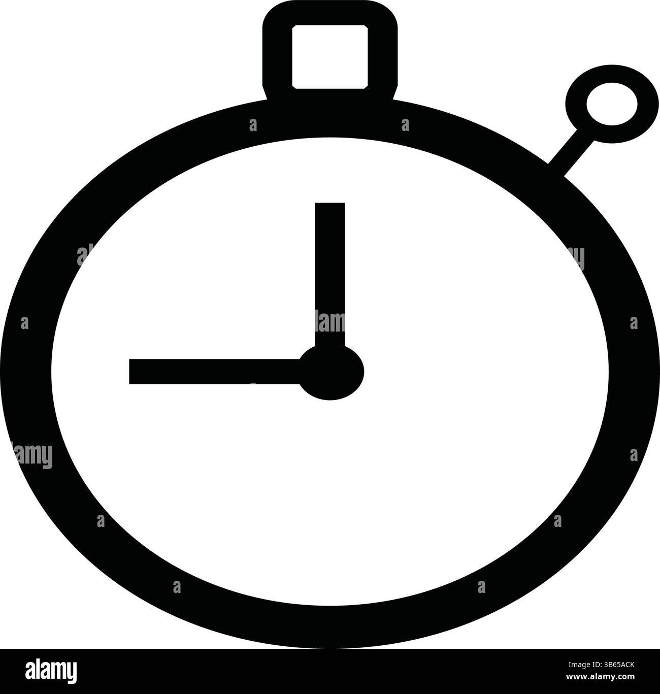 Stopwatch Icon Vector Timer Symbol For Sports And Time Management