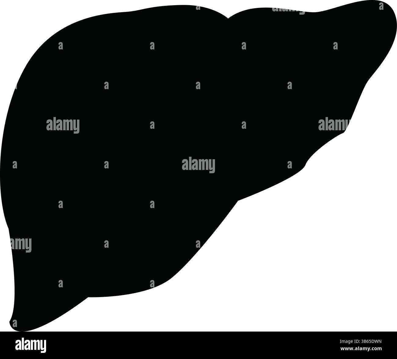 Black Liver Icon Silhouette Stock Vector Image & Art - Alamy