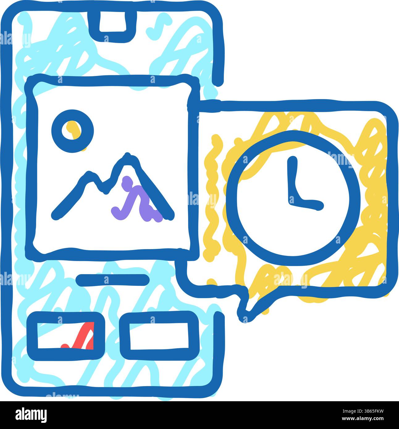 Friend like ephemeral icon Cut Out Stock Images & Pictures - Alamy