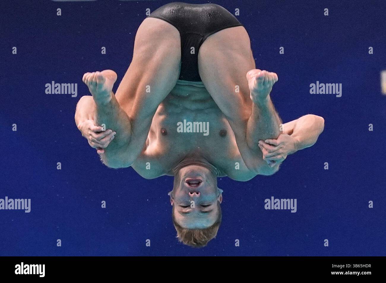 Moritz Wesemann of Germany competes in the Men's 3m Springboard event ...