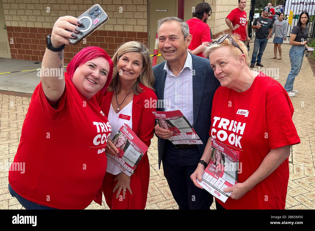 Perth, Australia. 03rd May, 2025. WA Premier Roger Cook and Bullwinkel ...