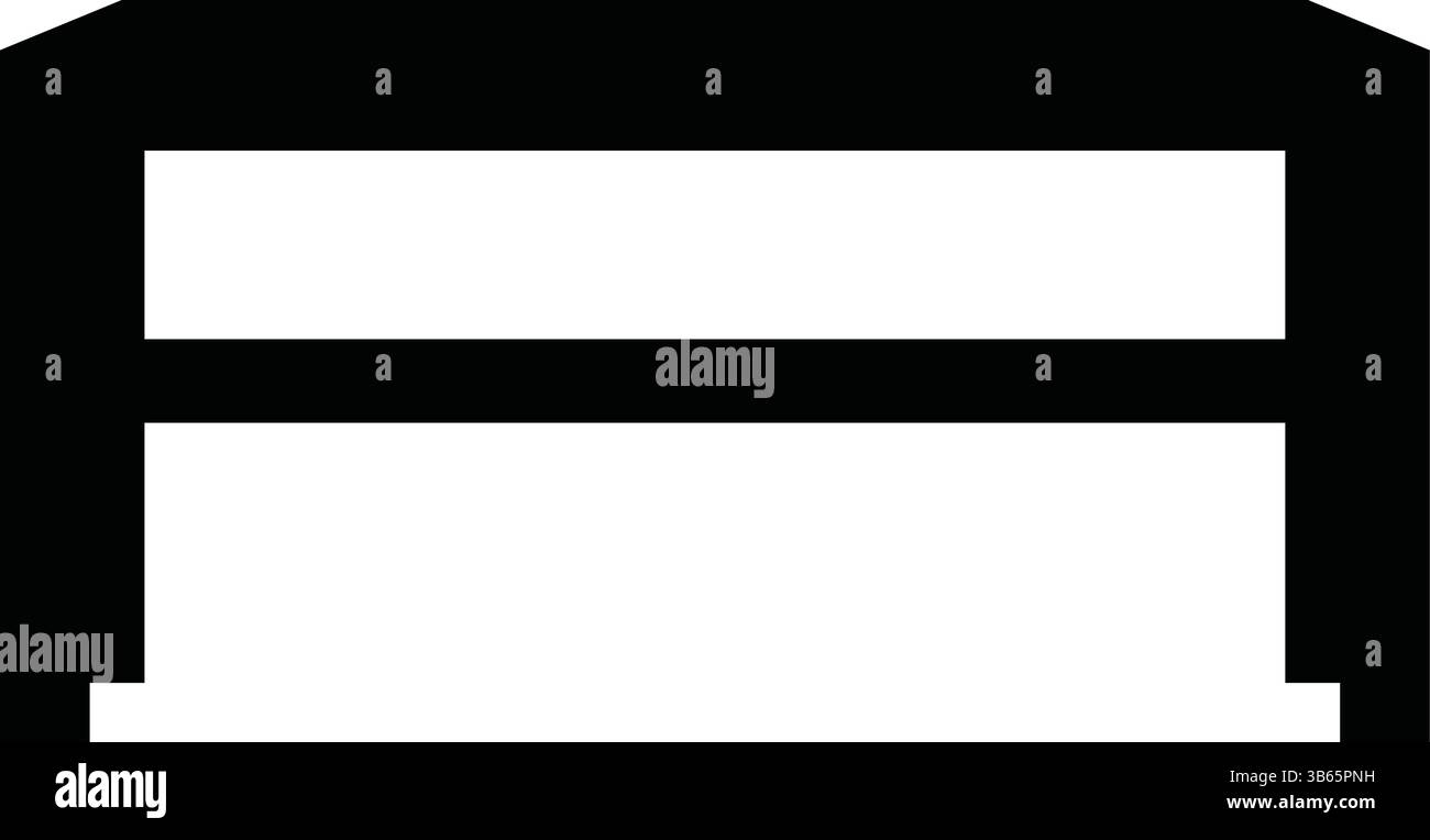 Bench vector signage hi-res stock photography and images - Alamy