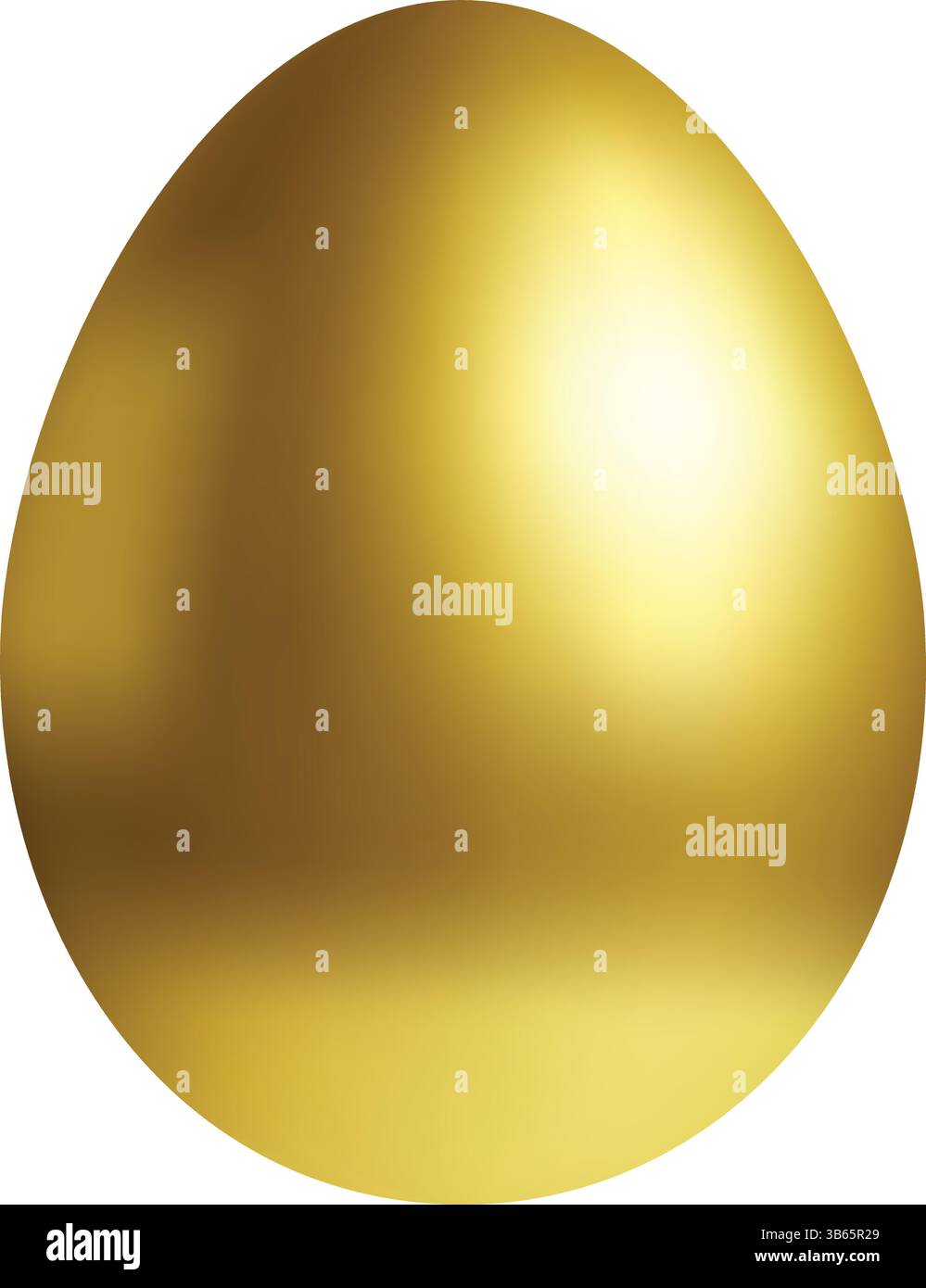 Golden Egg Icon – Shiny Gold Easter Egg Vector Isolated golden egg ...