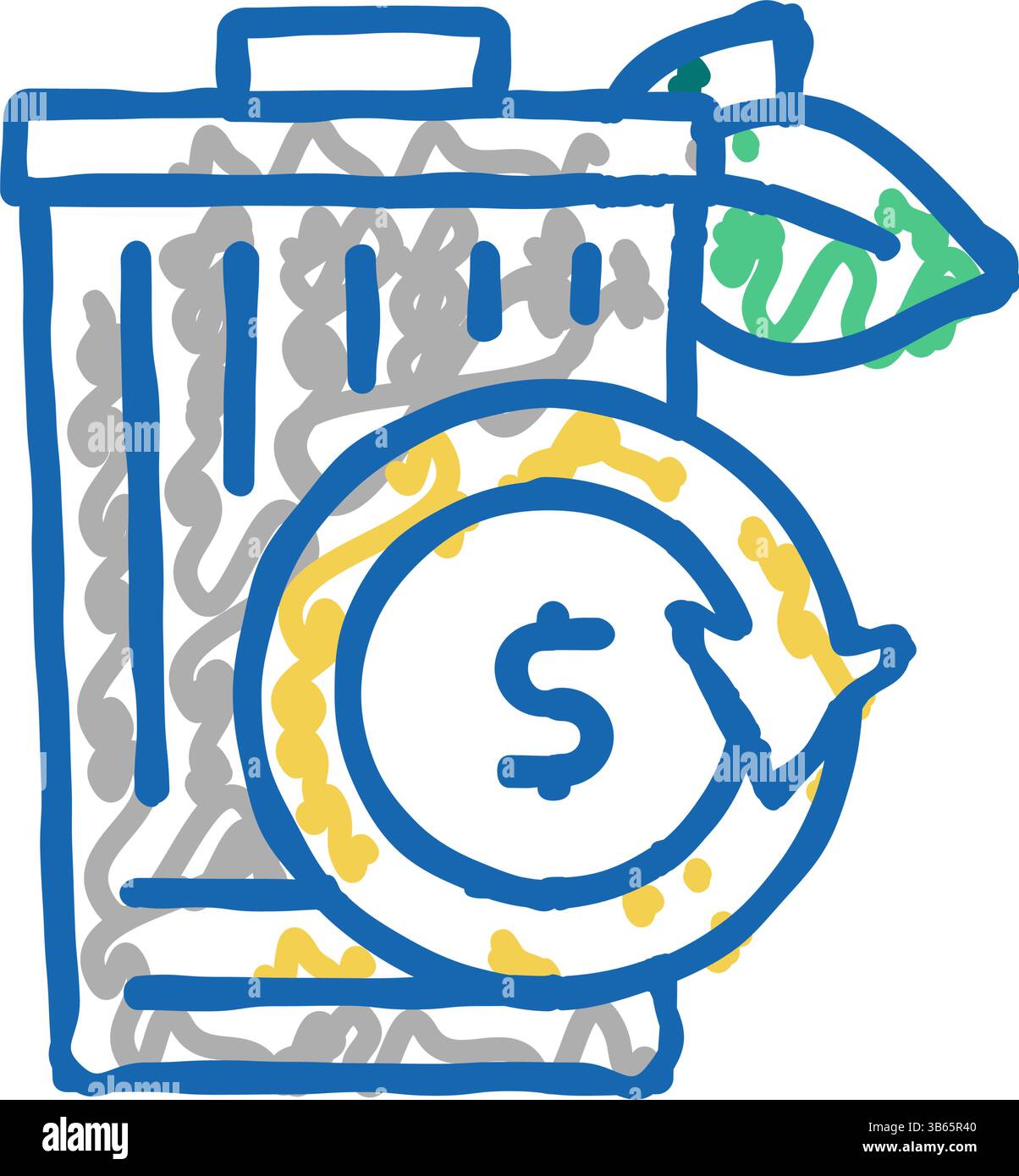 zero waste icon doodle illustration Stock Vector Image & Art - Alamy