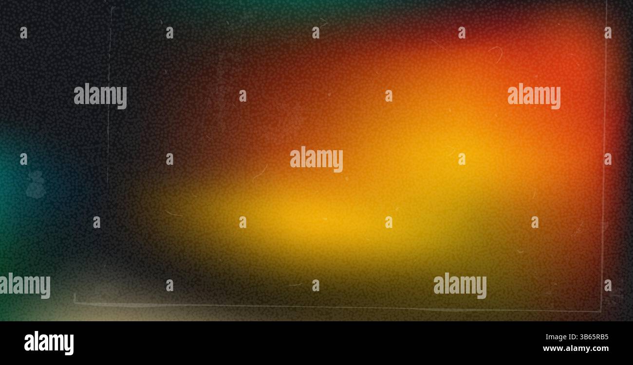 Old photo light leak overlay background with grainy gradient texture ...